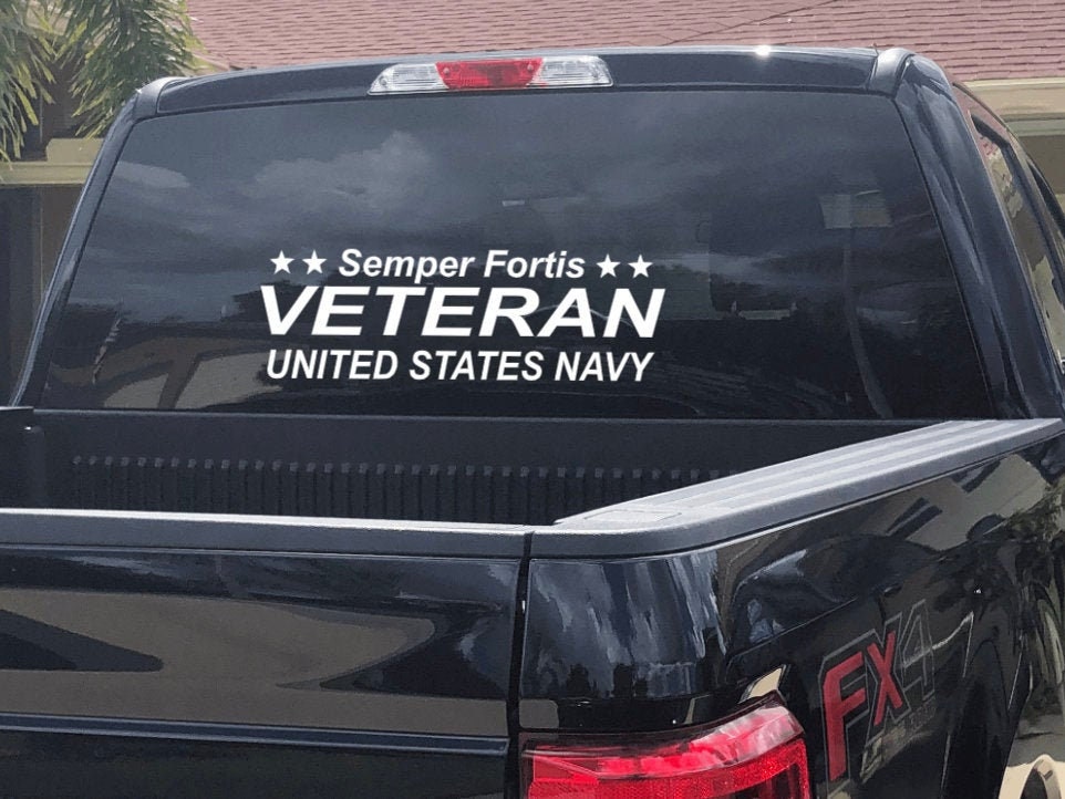 US NAVY USN semper Fortis Veteran Large 10 - Etsy UK