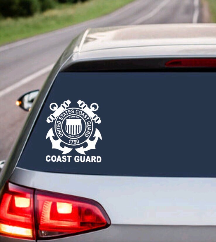 Coast Guard Window Decals