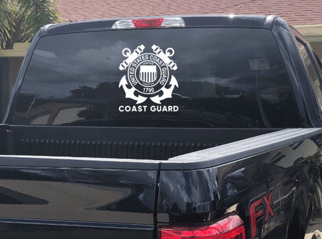 TRUCK DECAL USCG United States Coast Guard Logo Large - Etsy