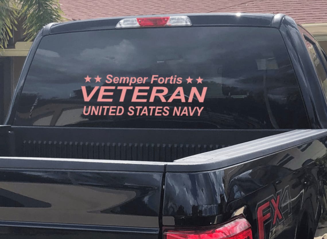 US NAVY USN semper Fortis Veteran Large 10 - Etsy UK