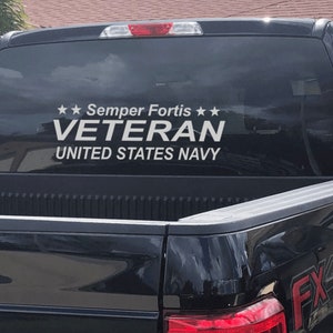 US NAVY USN semper Fortis Veteran Large 10 - Etsy UK