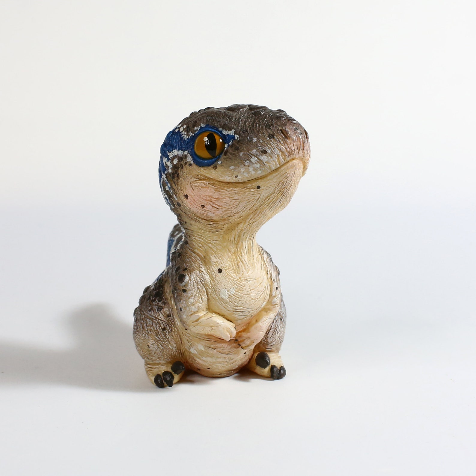 Blue Baby Raptor Resin Sculpture 295 75cm - Etsy