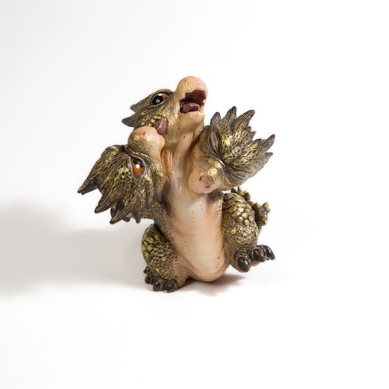 King Ghidorah Baby Resin Sculpture 3,74" (9,5cm) - Etsy