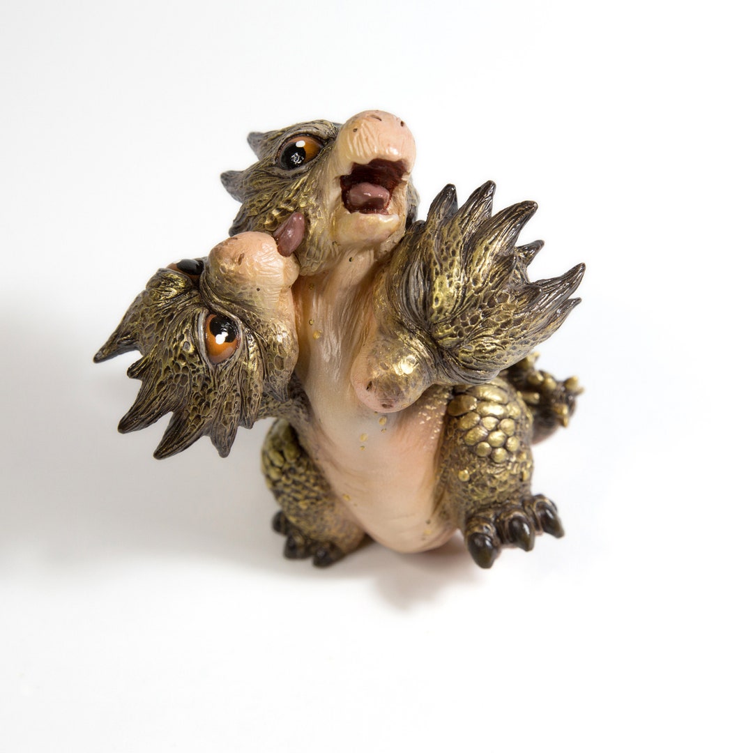 King Ghidorah Baby Resin Sculpture 3,74" (9,5cm) - Etsy