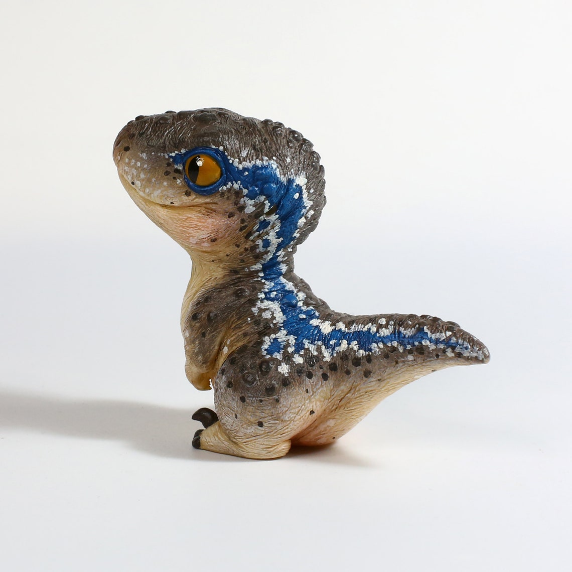 Blue Baby Raptor Resin Sculpture 295 75cm - Etsy
