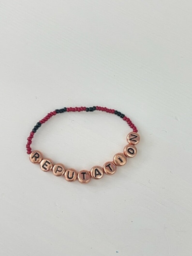 Taylor Swift ERAS TOUR Friendship Bracelet Reputation 6 - Etsy