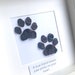 Personalised Dog Lover Button Art - Button Art Paw Prints - Paw Print ...