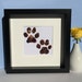 Personalised Dog Lover Button Art - Button Art Paw Prints - Paw Print ...