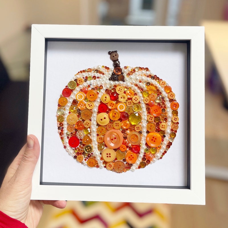 Canvas Button Art - Etsy