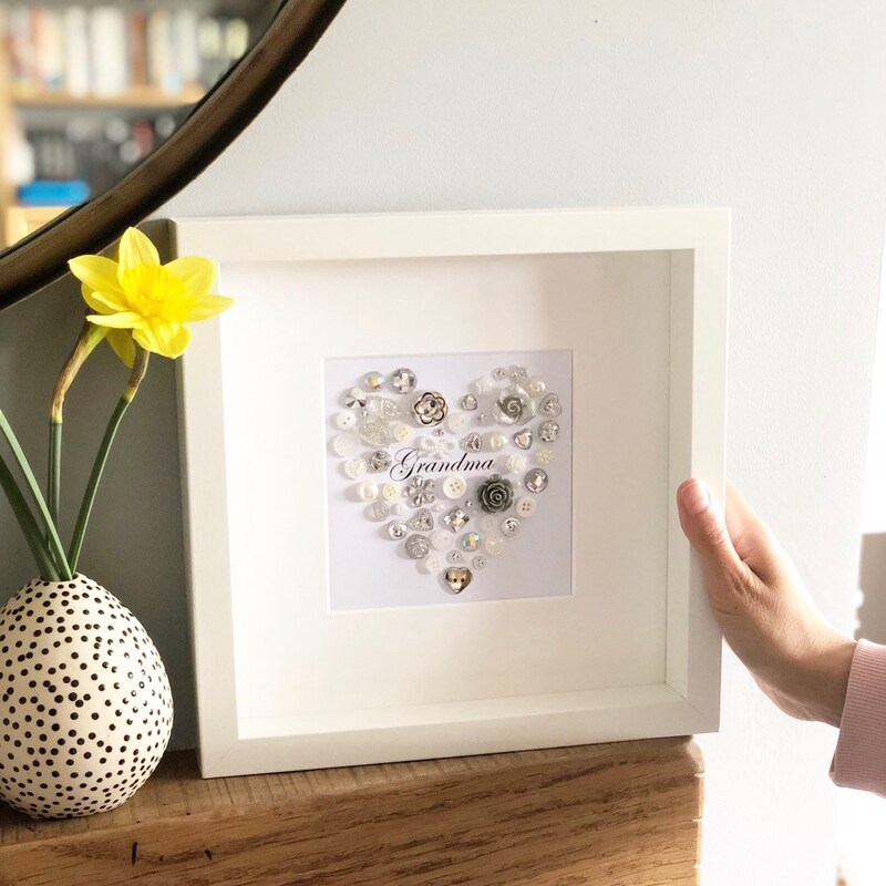 Button Heart - Etsy