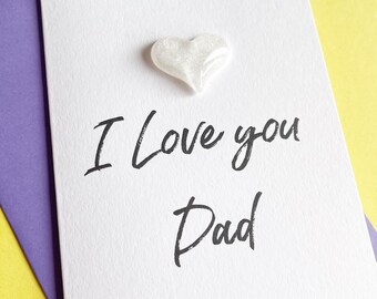 Love You Dad Card | Etsy