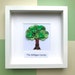 Framed FAMILY TREE Button Art - Etsy