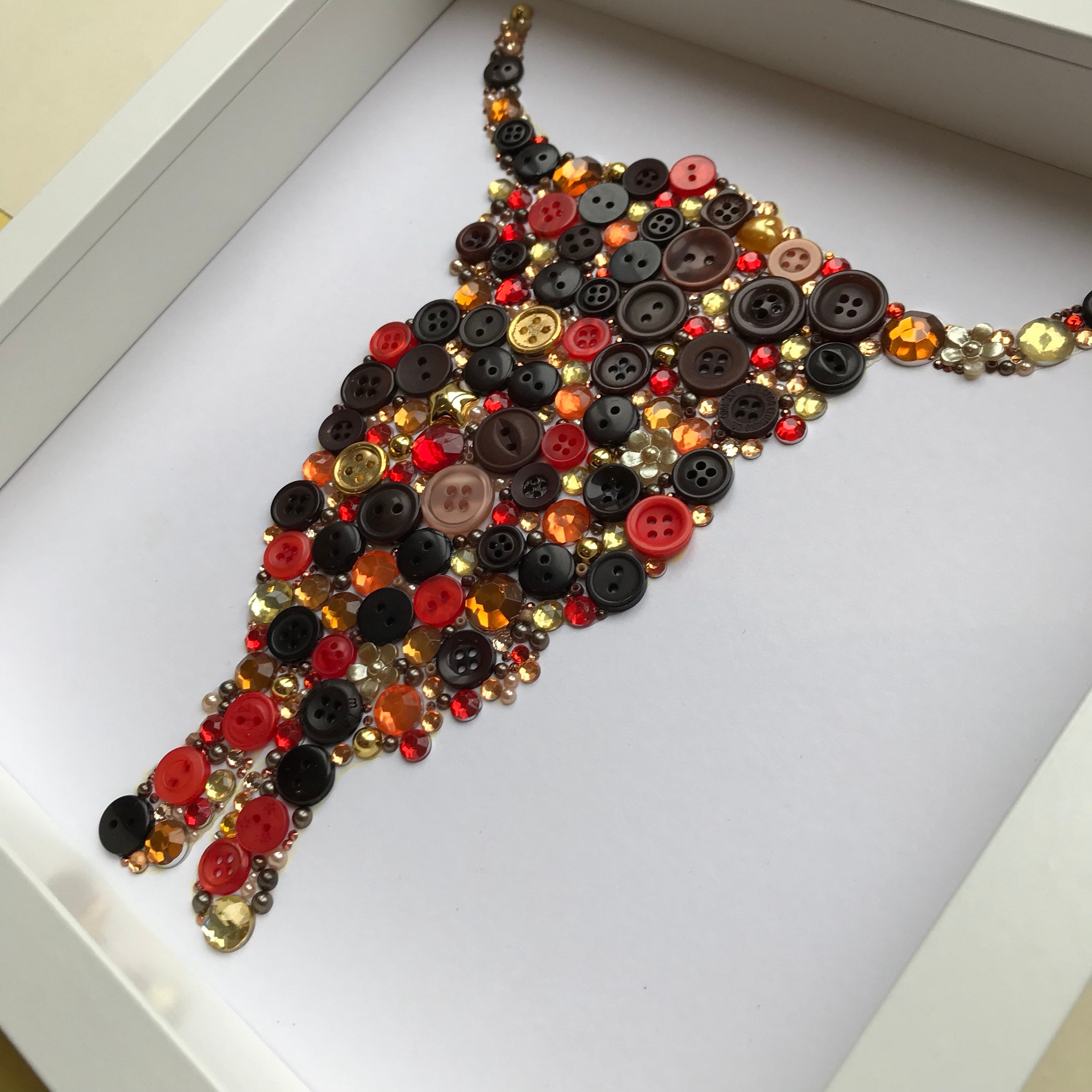 Highland Cow Button Artwork Rustic Scottish Cow Wall Art | Etsy