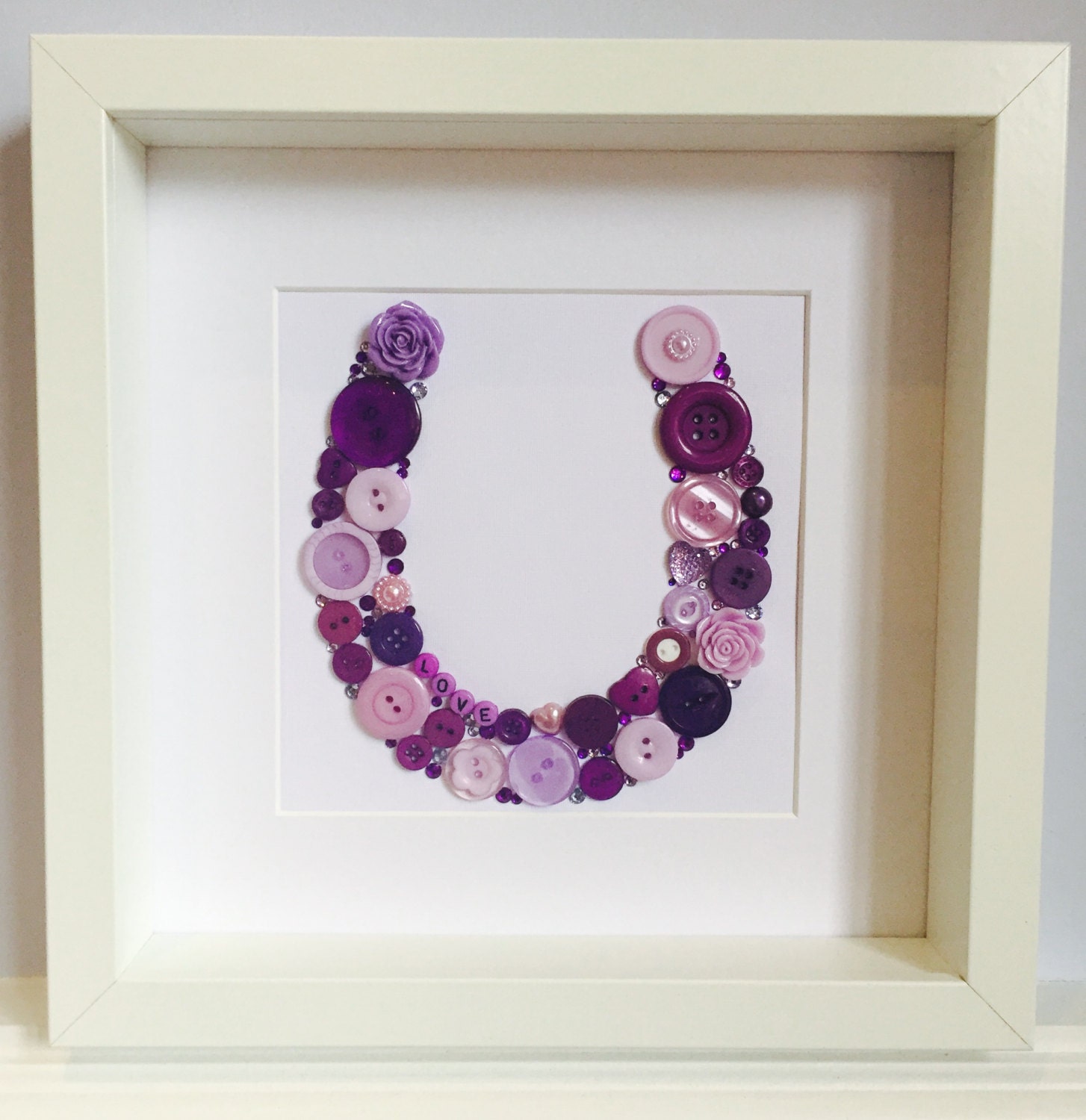 Personalised Wedding or Engagement Gift Framed Button Art | Etsy