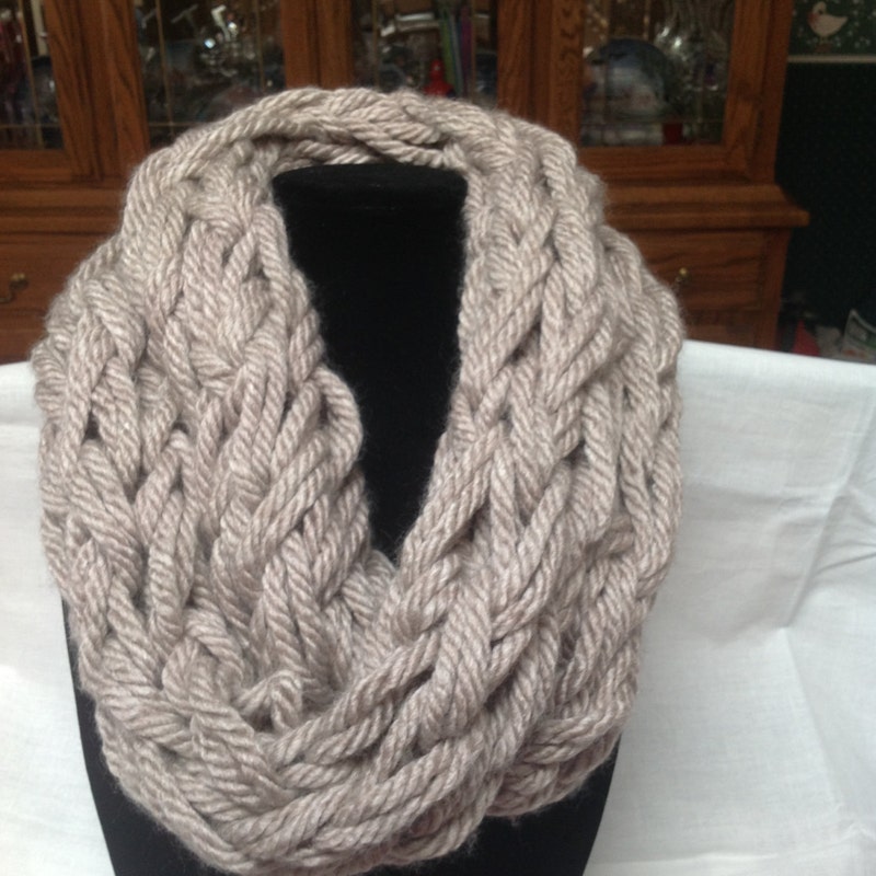 Arm Knit Scarf - Etsy