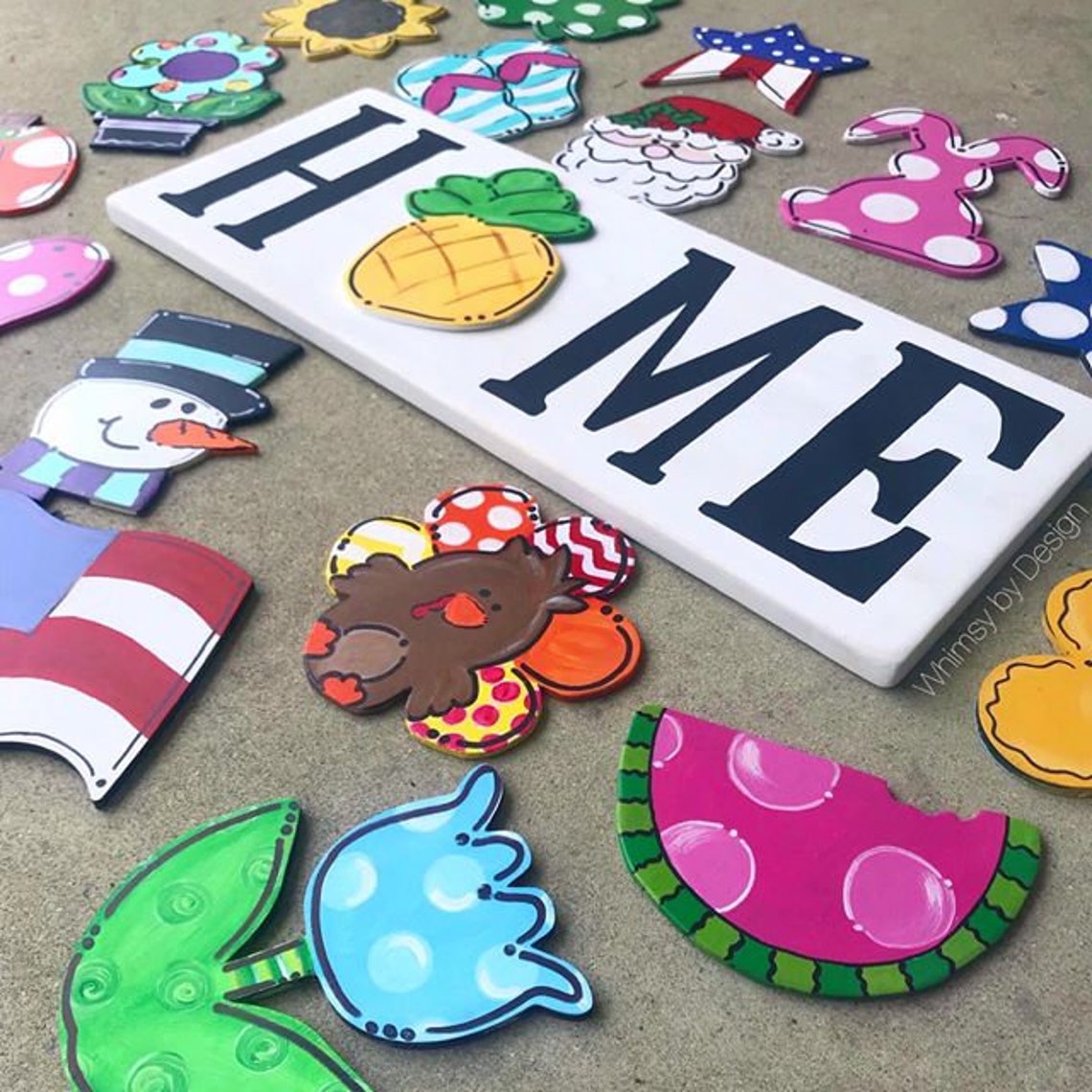 Interchangeable Home Sign/year Round Sign/farmhouse Sign/home - Etsy