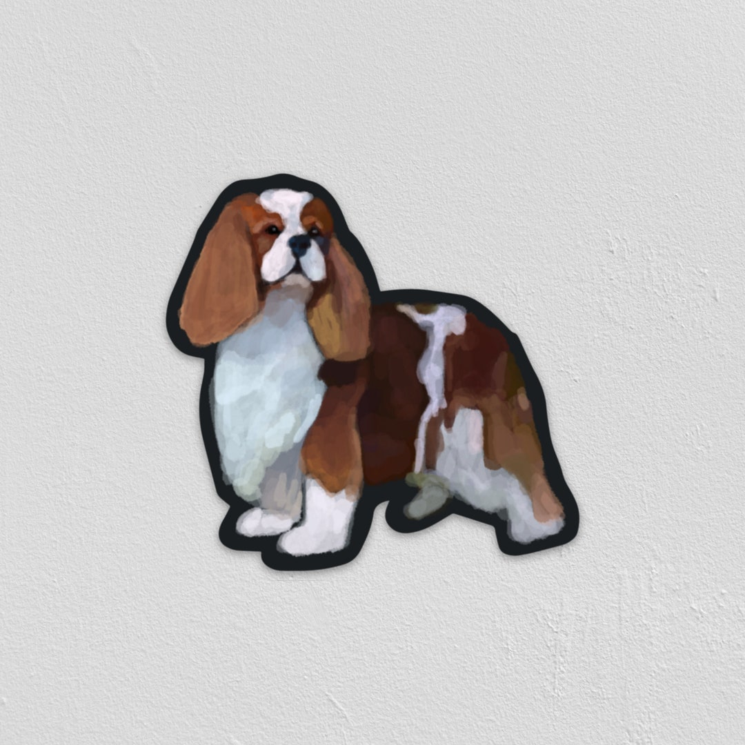 Cavalier King Charles Spaniel Sticker - Etsy