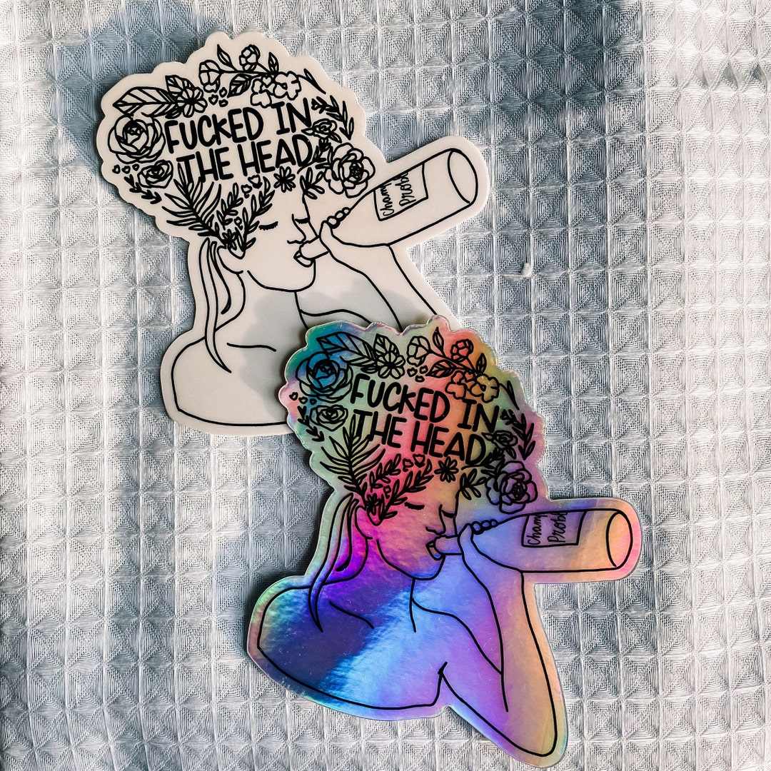 Champagne Problems Sticker - Matte or Holographic - Etsy