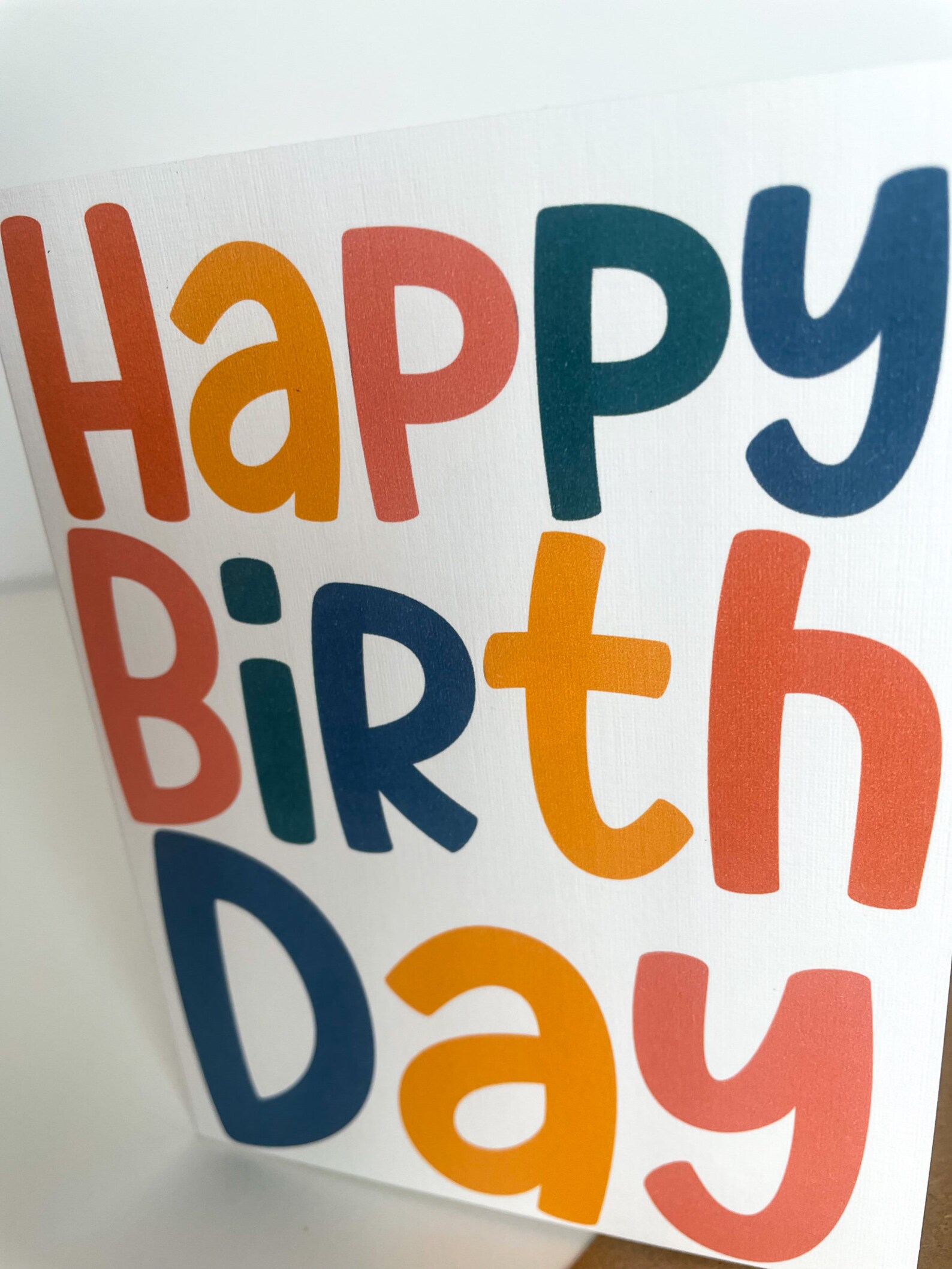 Happy Birthday - A2 Greeting Card - Blank Inside - Etsy