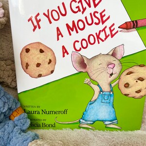 Made to Order Mouse Book Buddy Crochet Snuggler With Book - Etsy