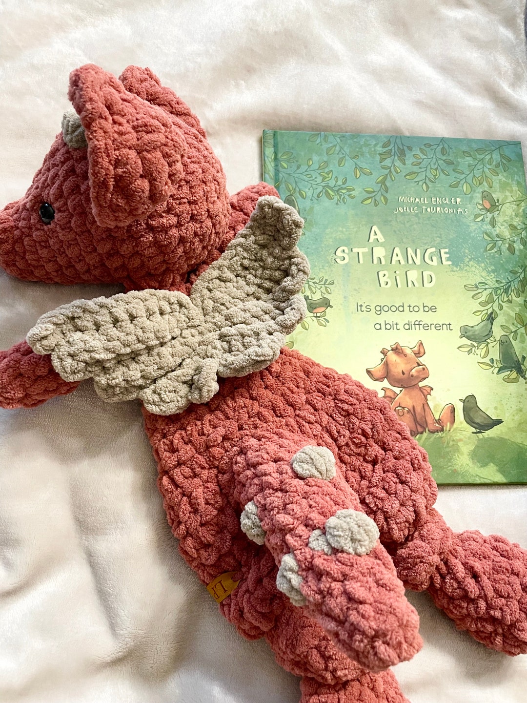 Made to Order A Strange Bird Inspired Dragon Book Buddy Crochet ...