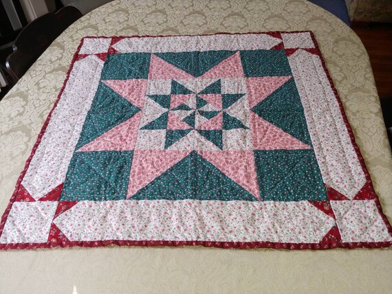 Quilted Square Table Toppers