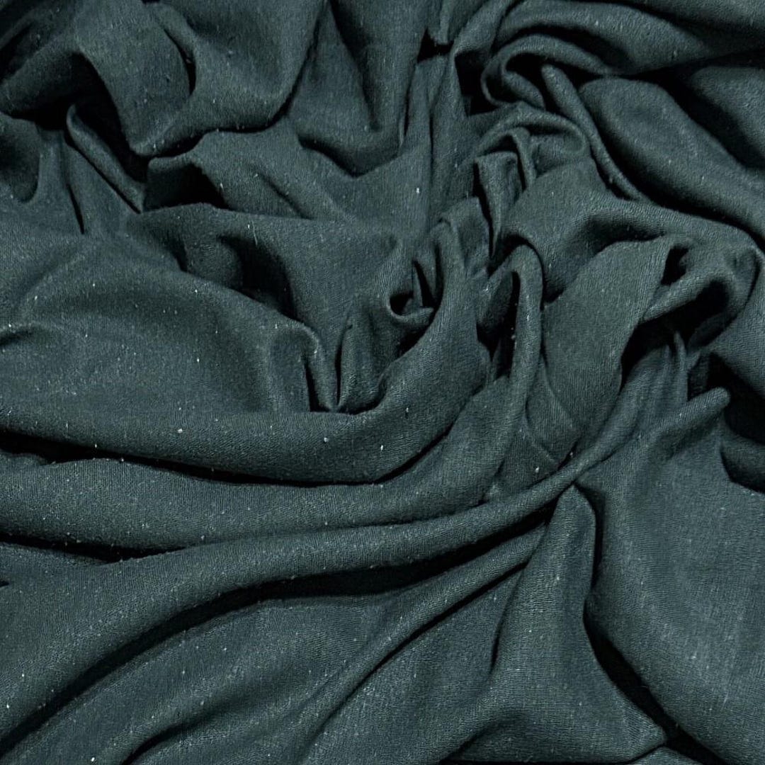 100% Pure Raw Silk Noil - Dark Green OEKO-TEX 100 Standard - Etsy