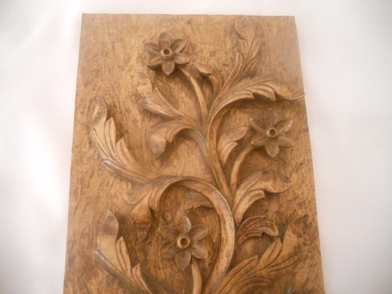 Wood Carving Designs Flower