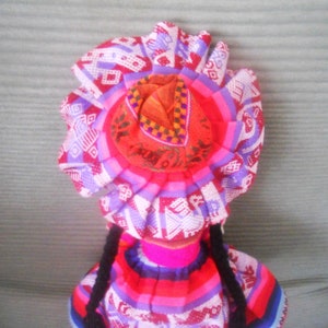 Handmade Peruvian Rag Doll With a Baby and Llama. 17.5''tall Toy Doll ...