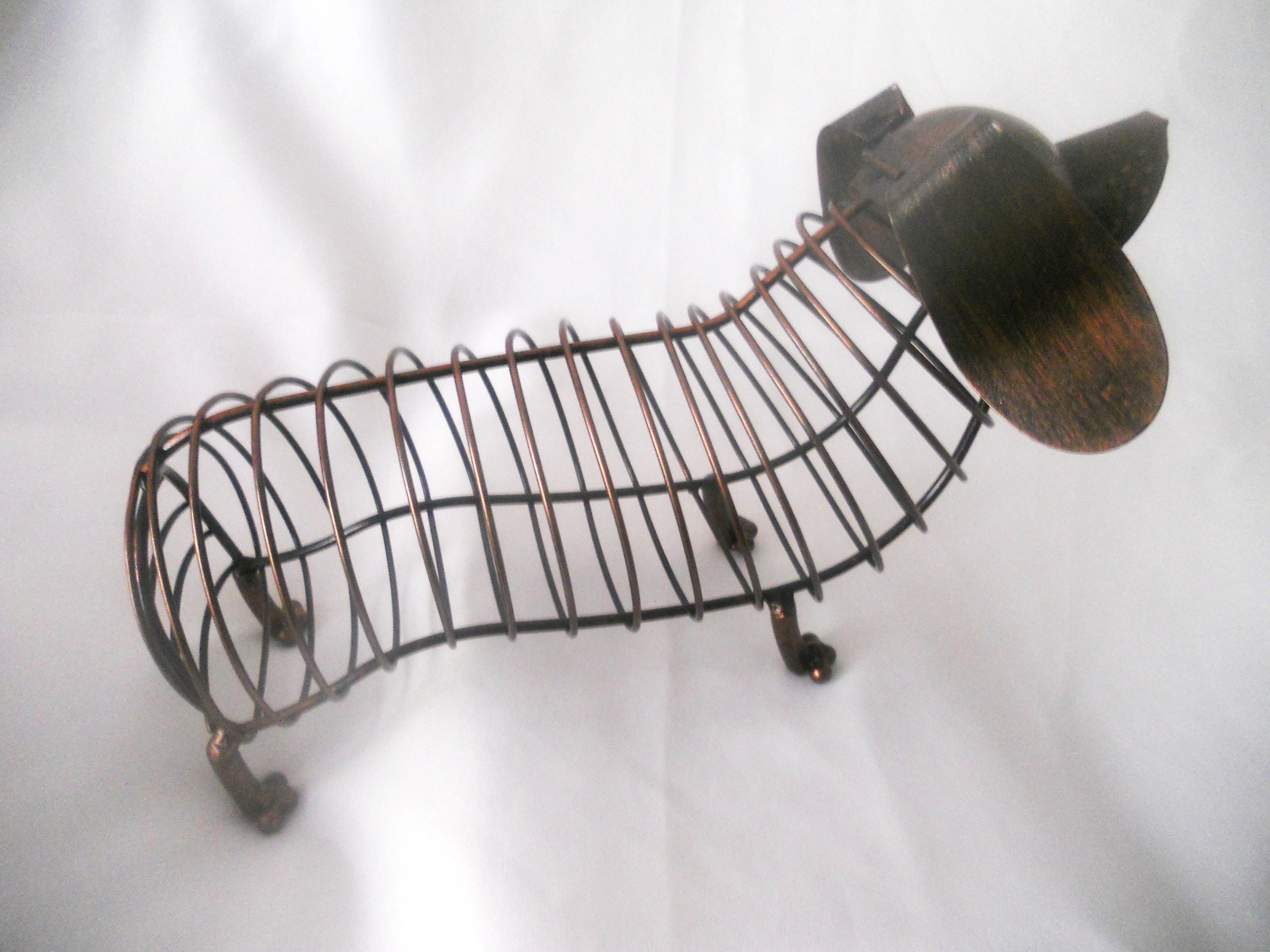 Dog Wire Sculpture. Metal Wire Figurine. Dog Art. Animal Art Gift ...