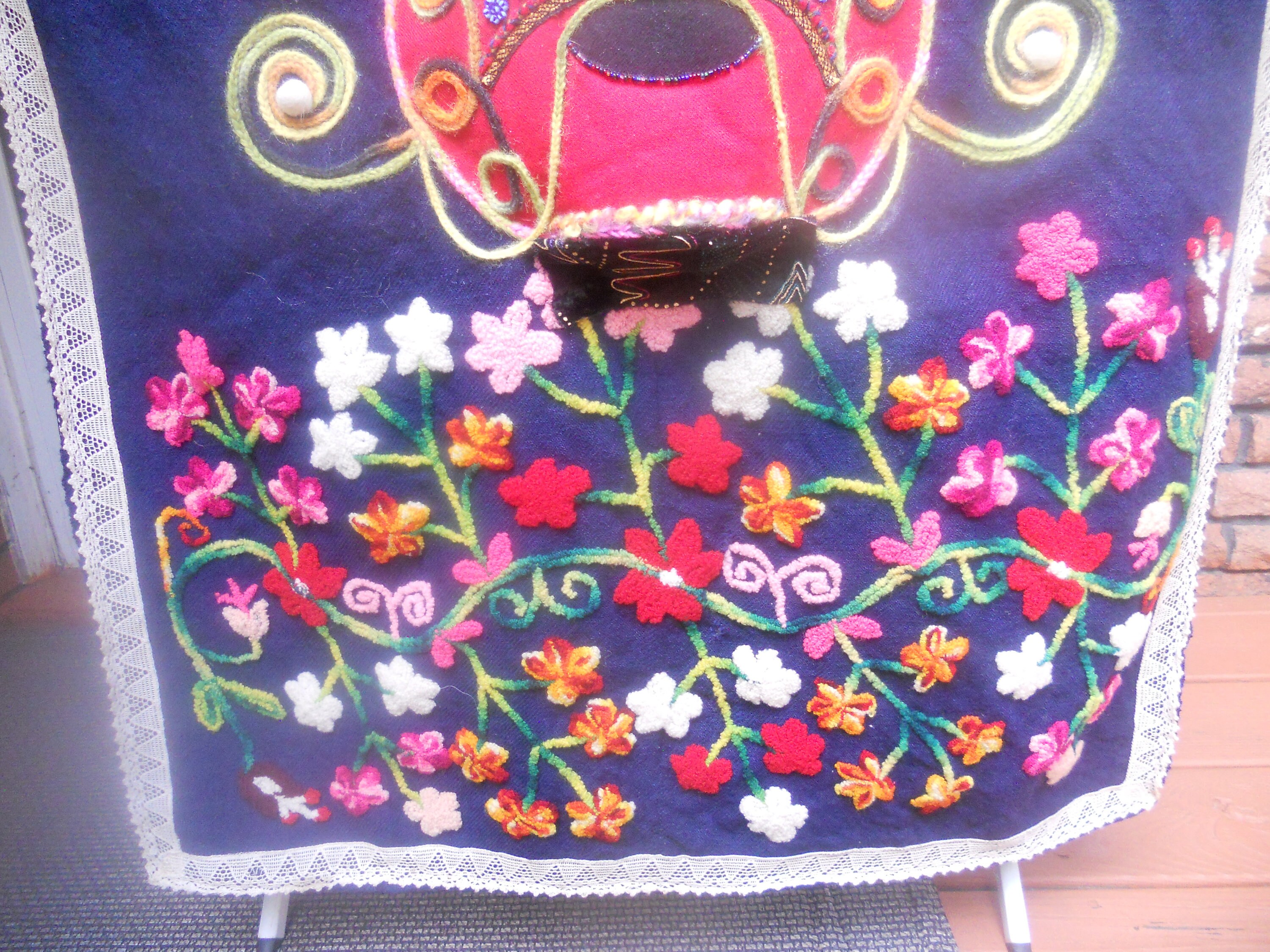 Bulgarian Ritual Magic Mask.traditional Ethnic Folk Art Wall Panel ...