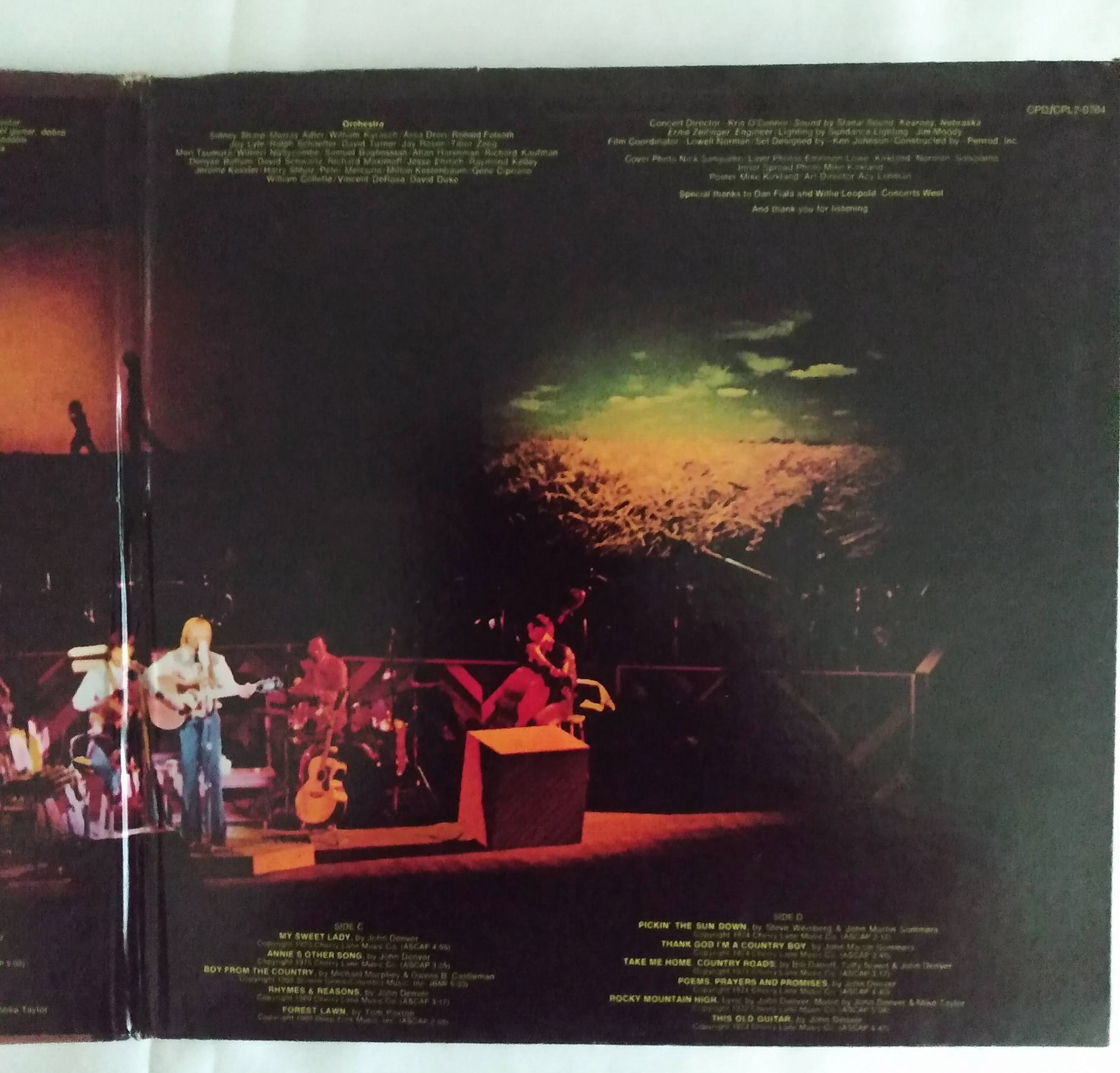 An Evening With John Denver. Vintage Vinyl Double Album Two - Etsy