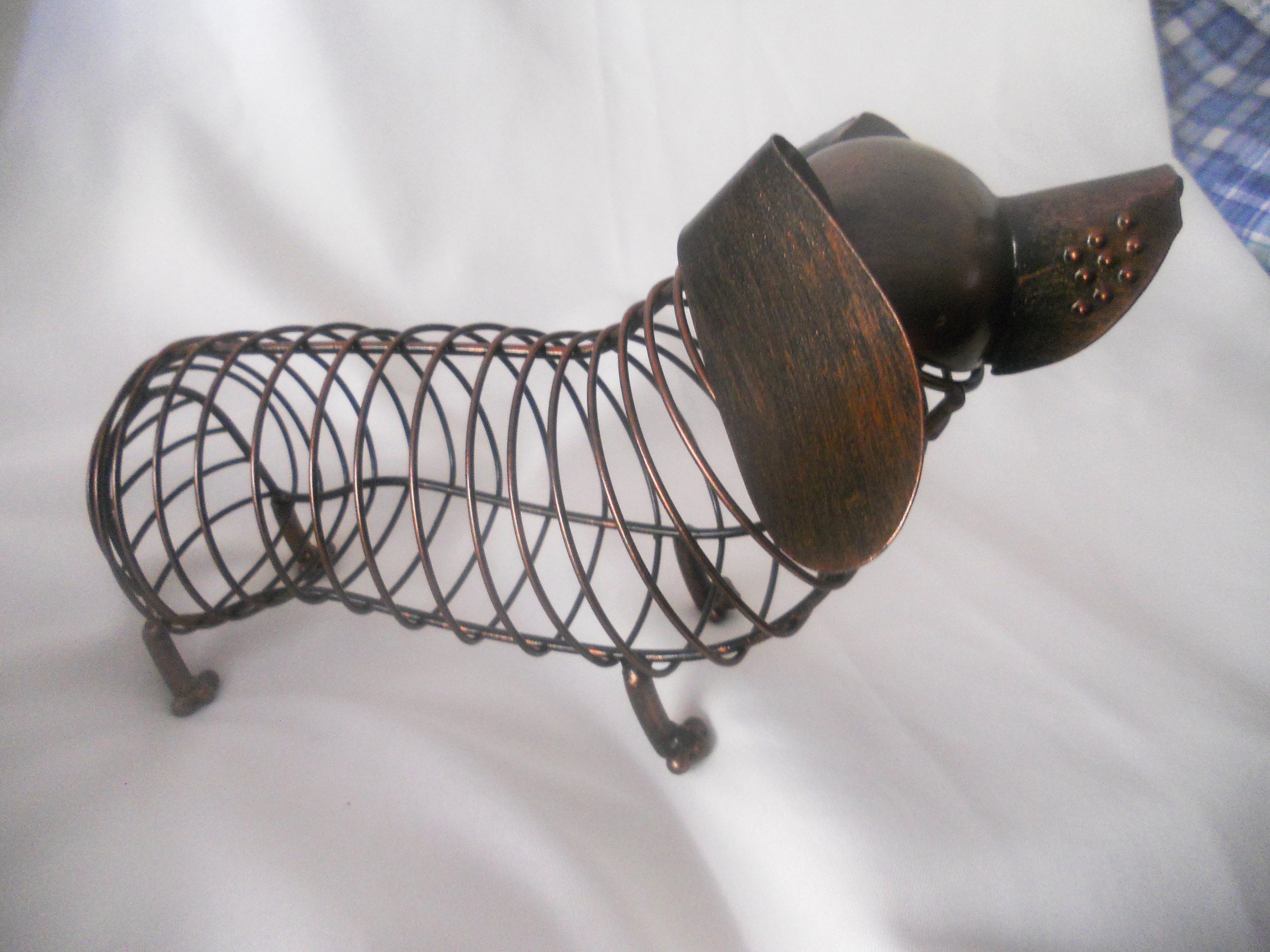 Dog Wire Sculpture. Metal Wire Figurine. Dog Art. Animal Art Gift ...