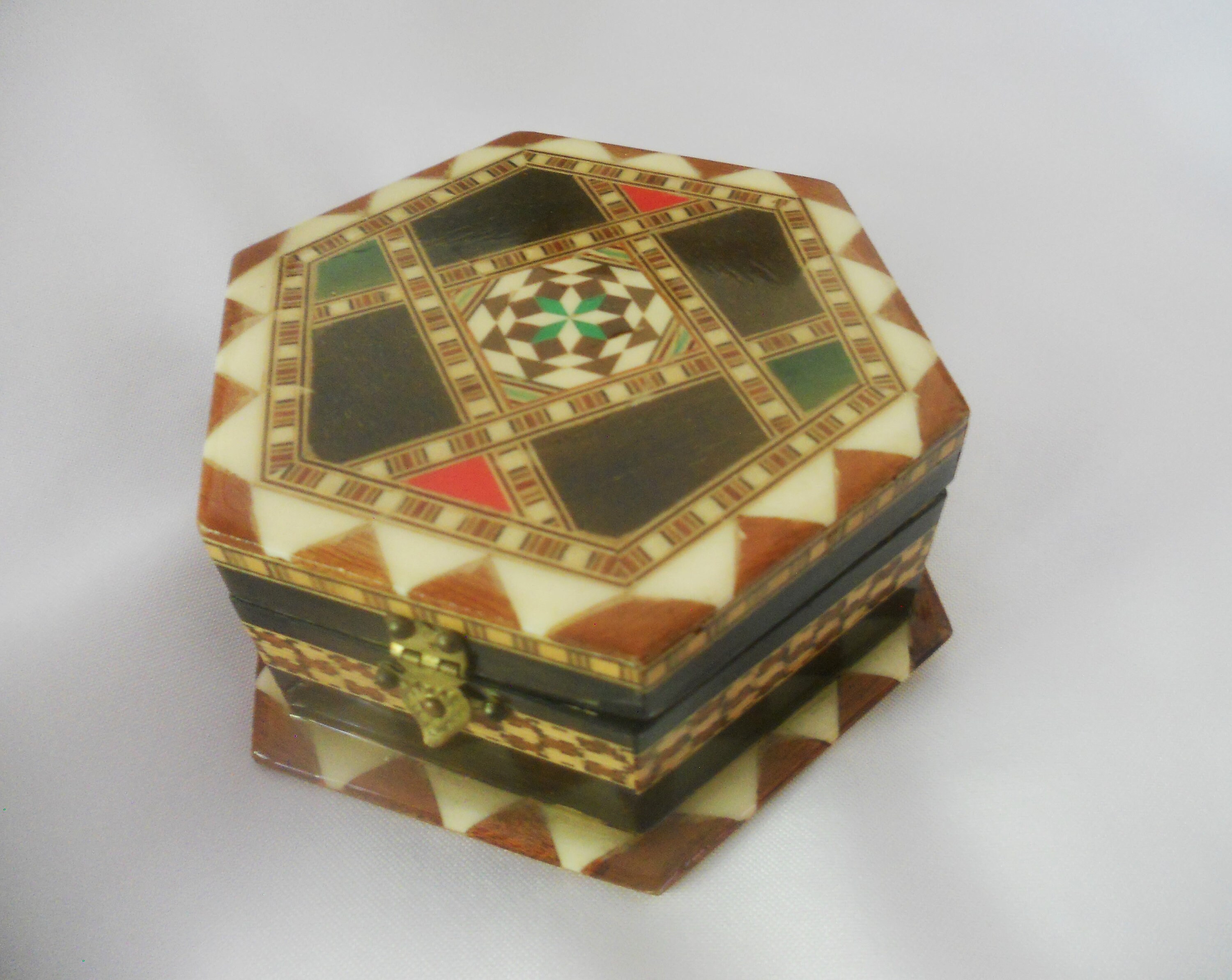 Vintage Taracea Jewelry Box. Marquetry Inlay Box Handmade in Spain. - Etsy