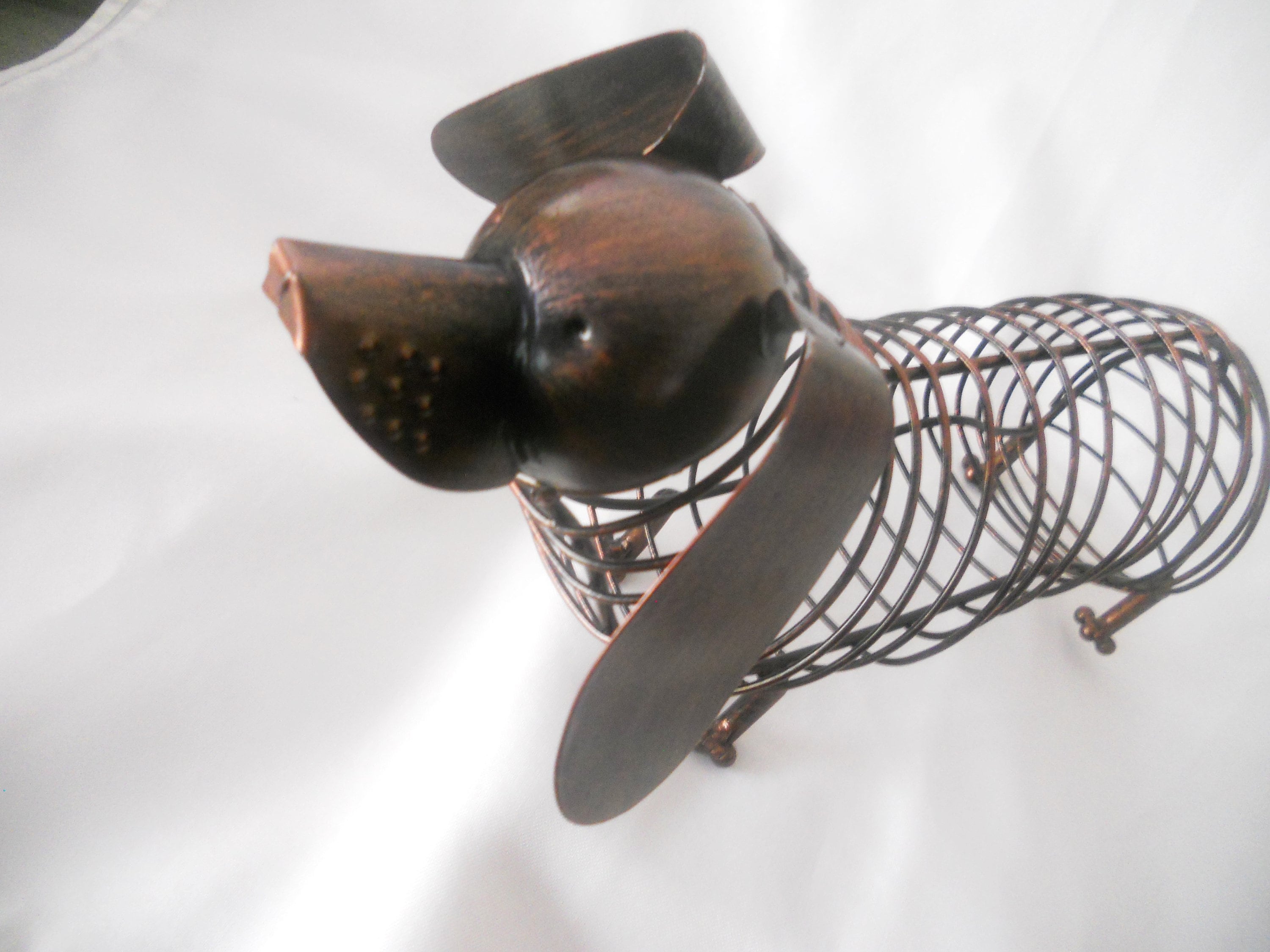 Dog Wire Sculpture. Metal Wire Figurine. Dog Art. Animal Art Gift ...