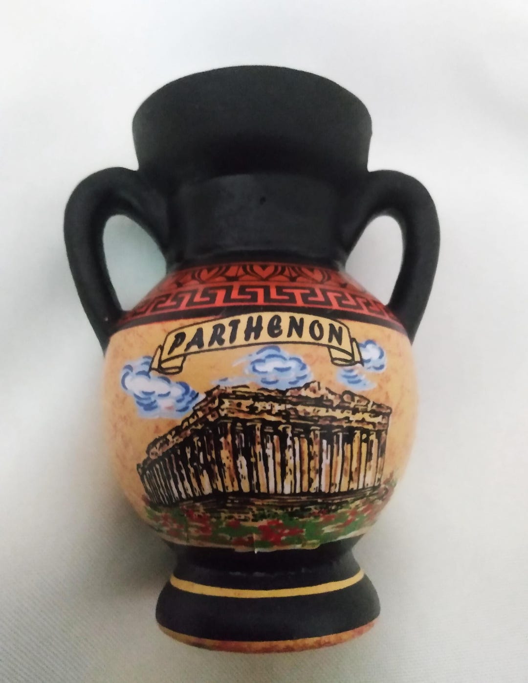 Greek Mini Amphora Parthenon Souvenir. 4''tall Ancient Greek Amphora ...