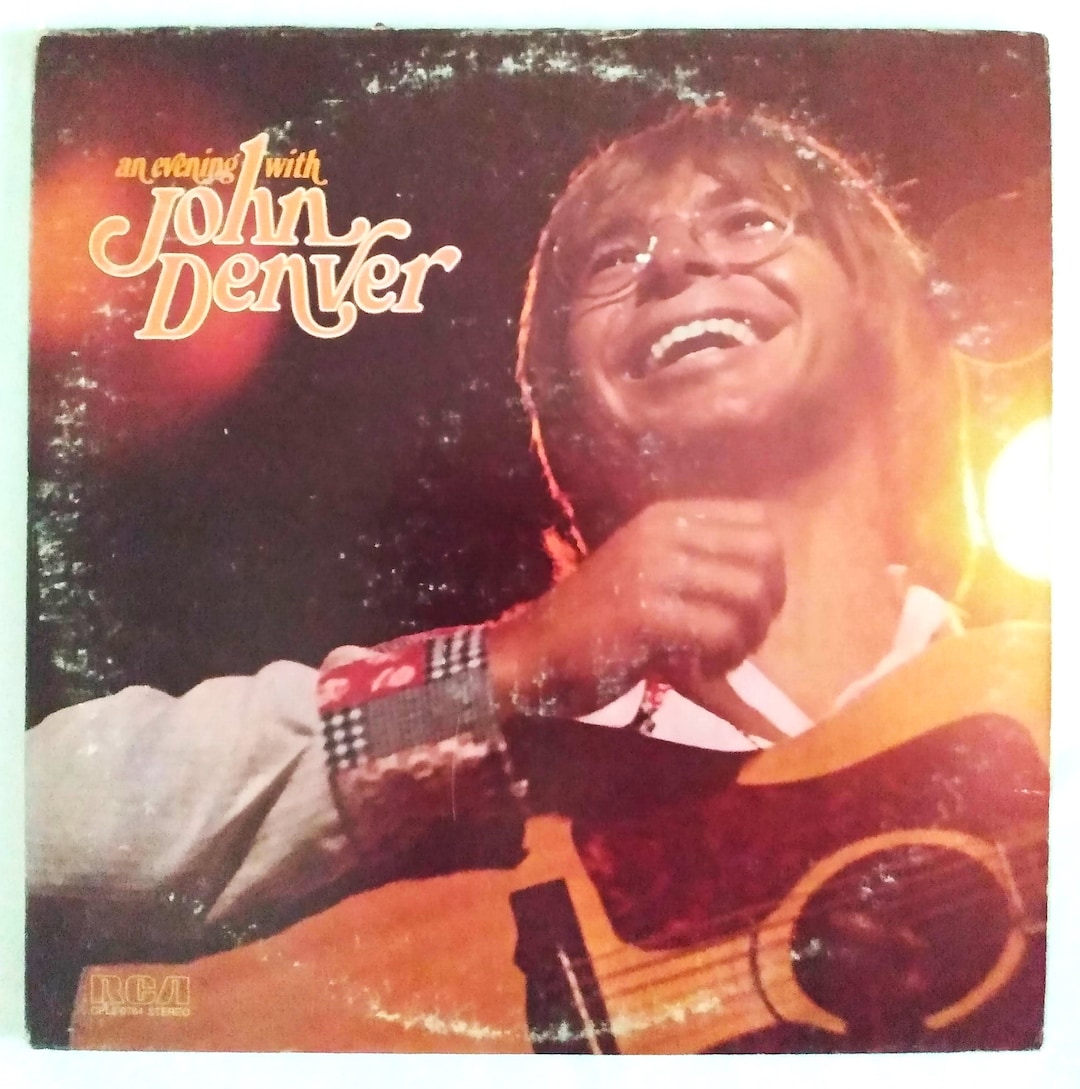 An Evening With John Denver. Vintage Vinyl Double Album Two Record Set ...