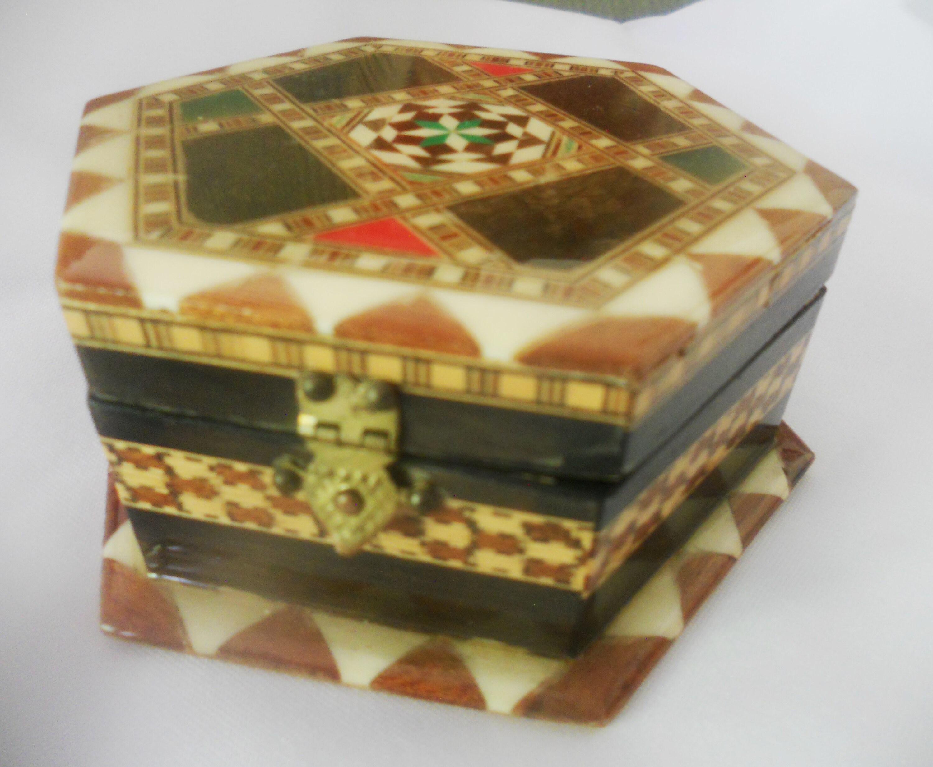Vintage Taracea Jewelry Box. Marquetry Inlay Box Handmade in Spain. - Etsy
