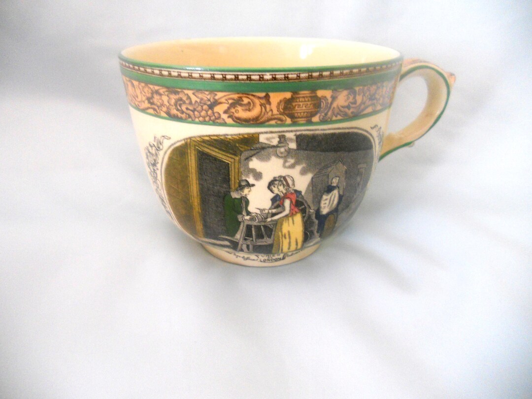 Vintage Adams Tunstall England Big Teacup. Adams Pottery. Ceramic Art ...
