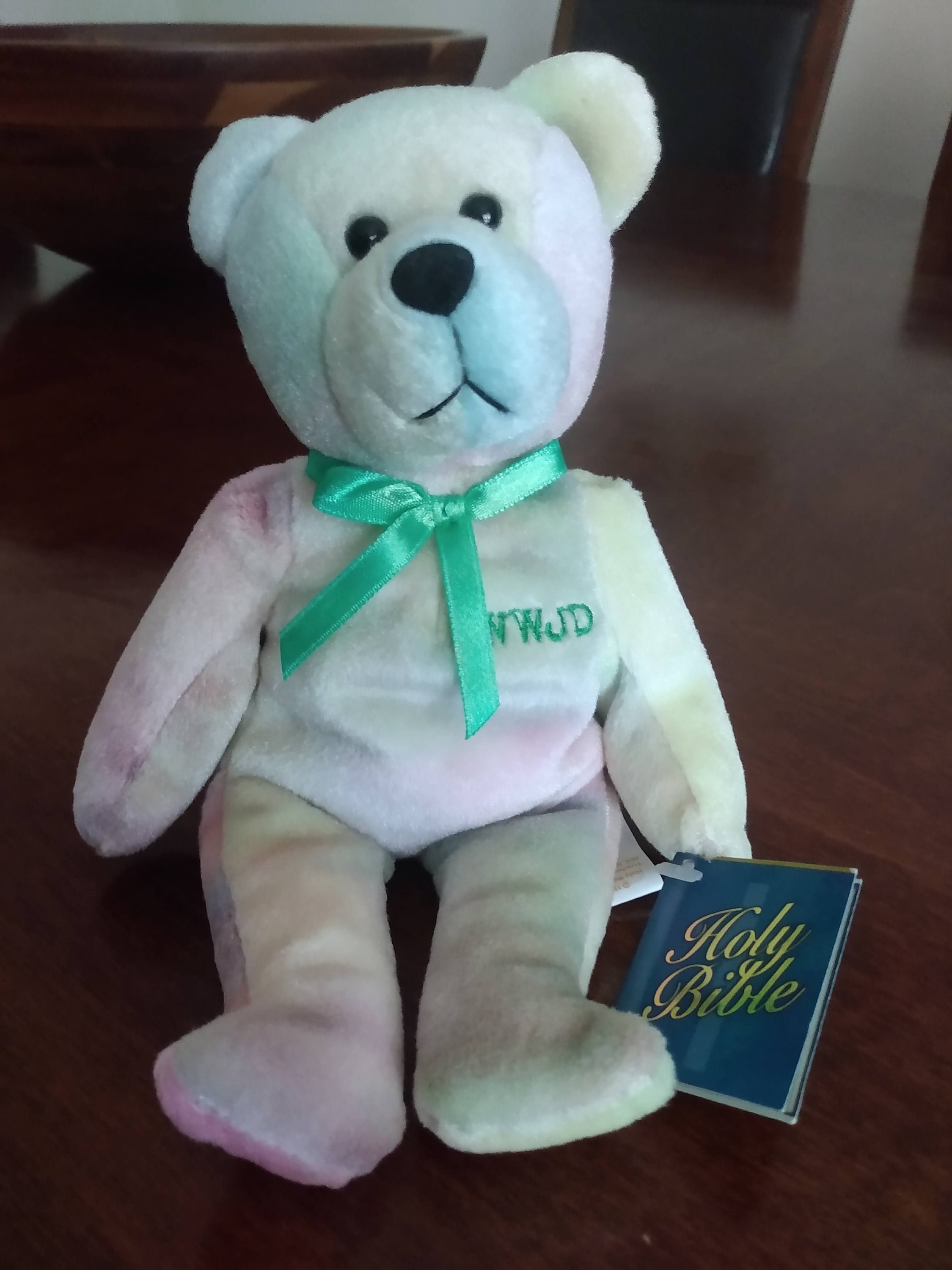 Holy Bears Plush Stuffed Sheldon Remembrance Bear WWJD 1999 With Tags ...