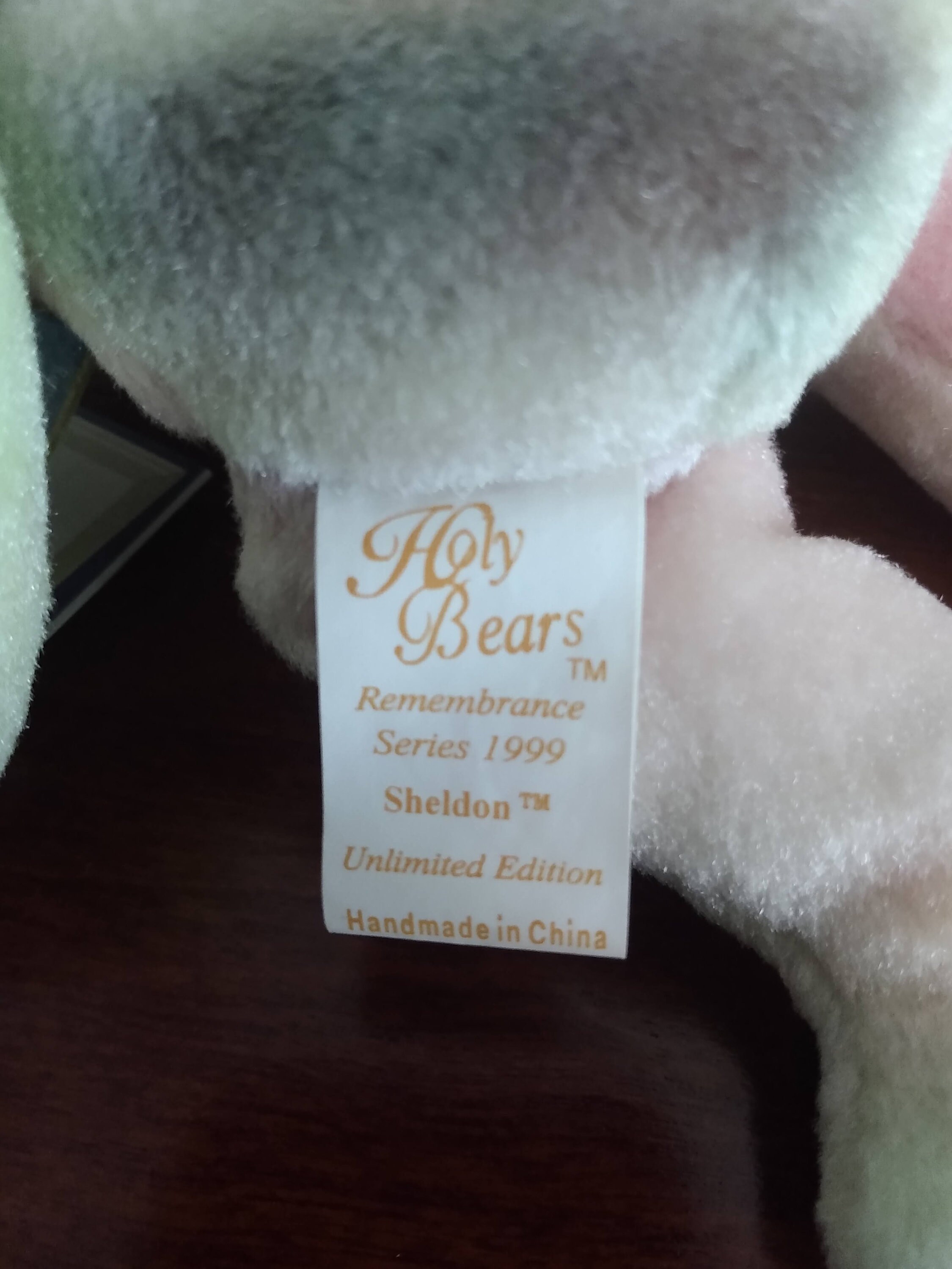 Holy Bears Plush Stuffed Sheldon Remembrance Bear WWJD 1999 | Etsy
