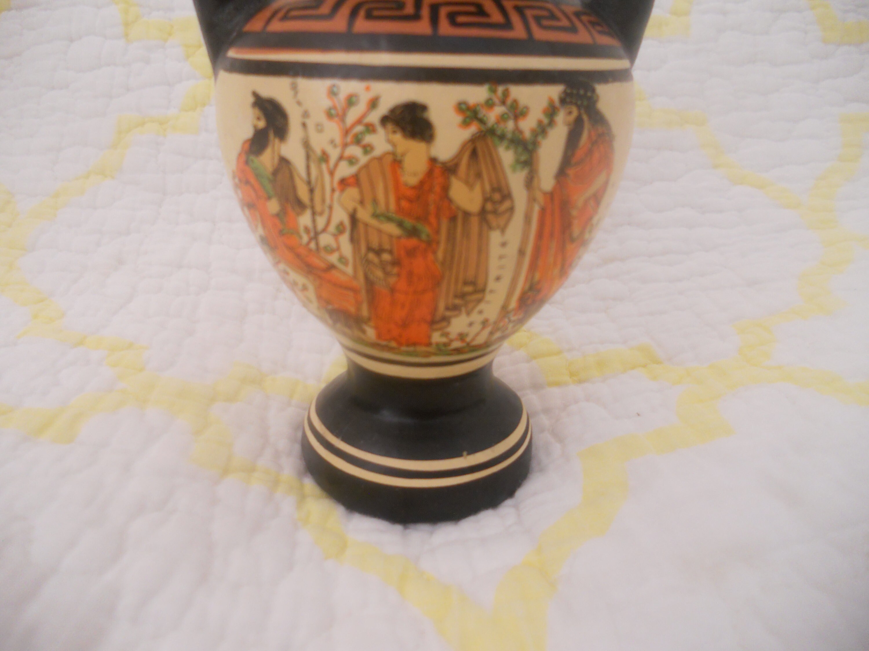 Ancient Greek Amphora Replica.hand Painted Ceramic Vase.hand Made in ...
