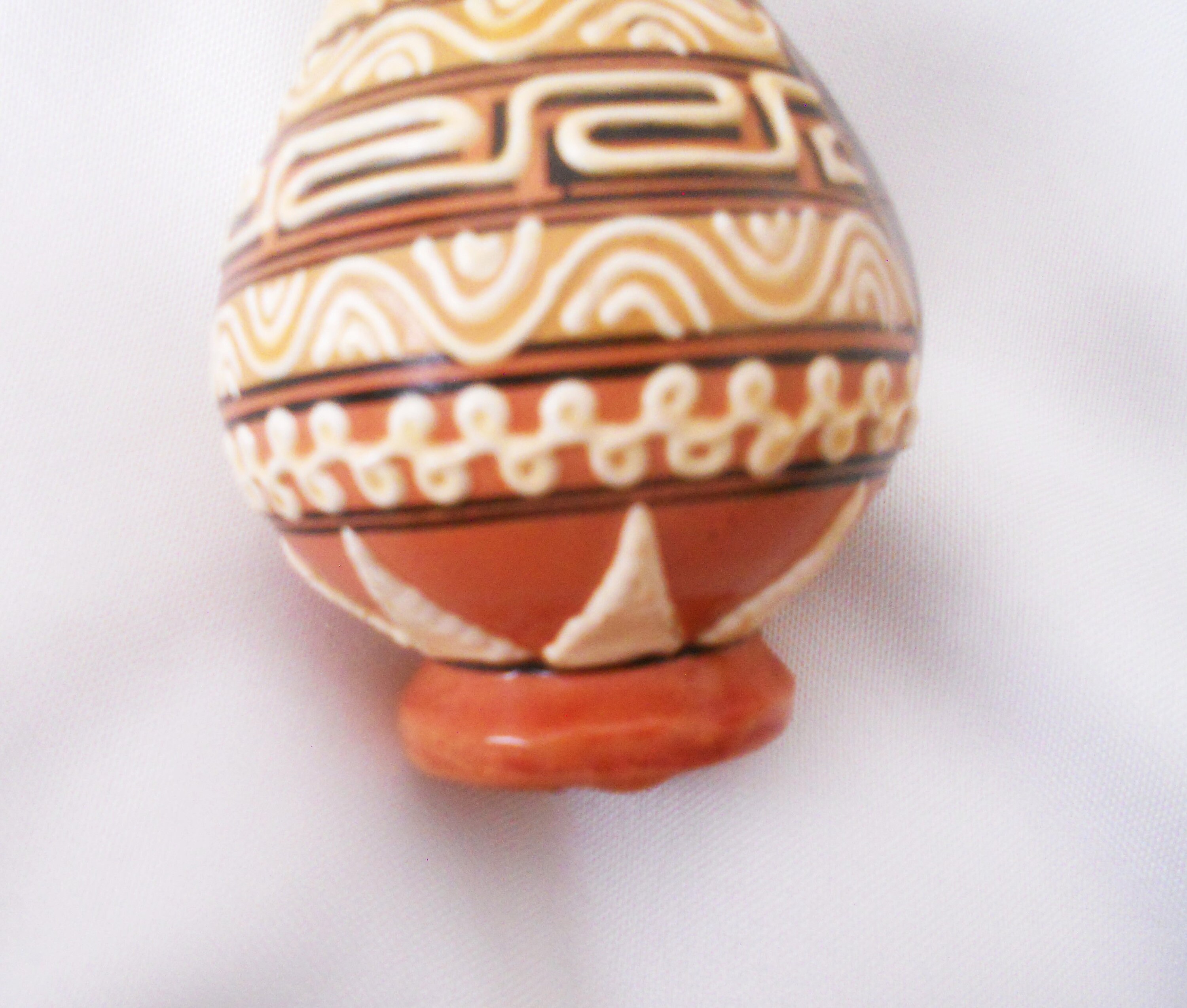 Greek Mini Amphora Souvenir. Vintage Ceramic Hand-painted 3D Amphora 4. ...