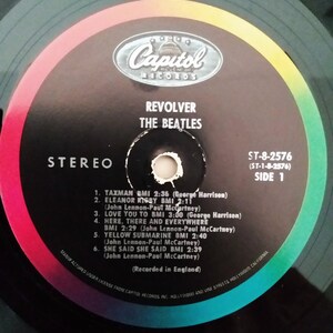 The Beatles Revolver Vinyl Record. Vintage Revolver LP Record From 1966 ...