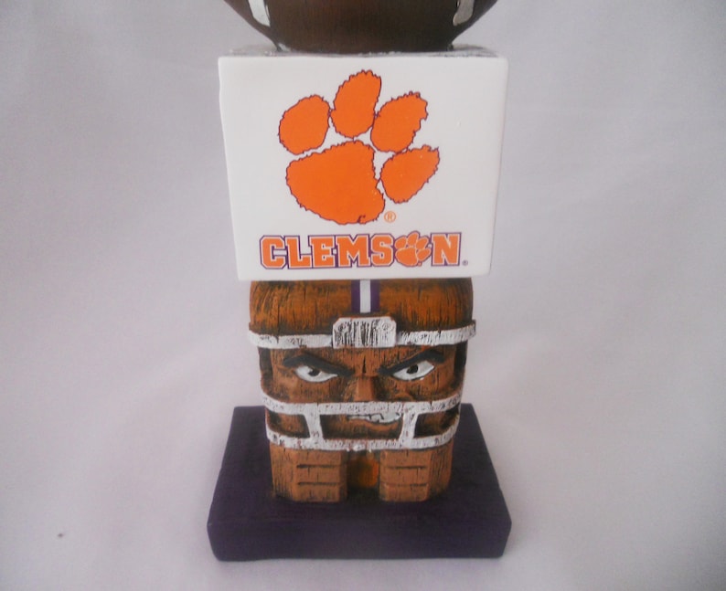 Team Garden Statue Clemson. Clemson Tigers Tiki Totem. Made in Cambodia ...