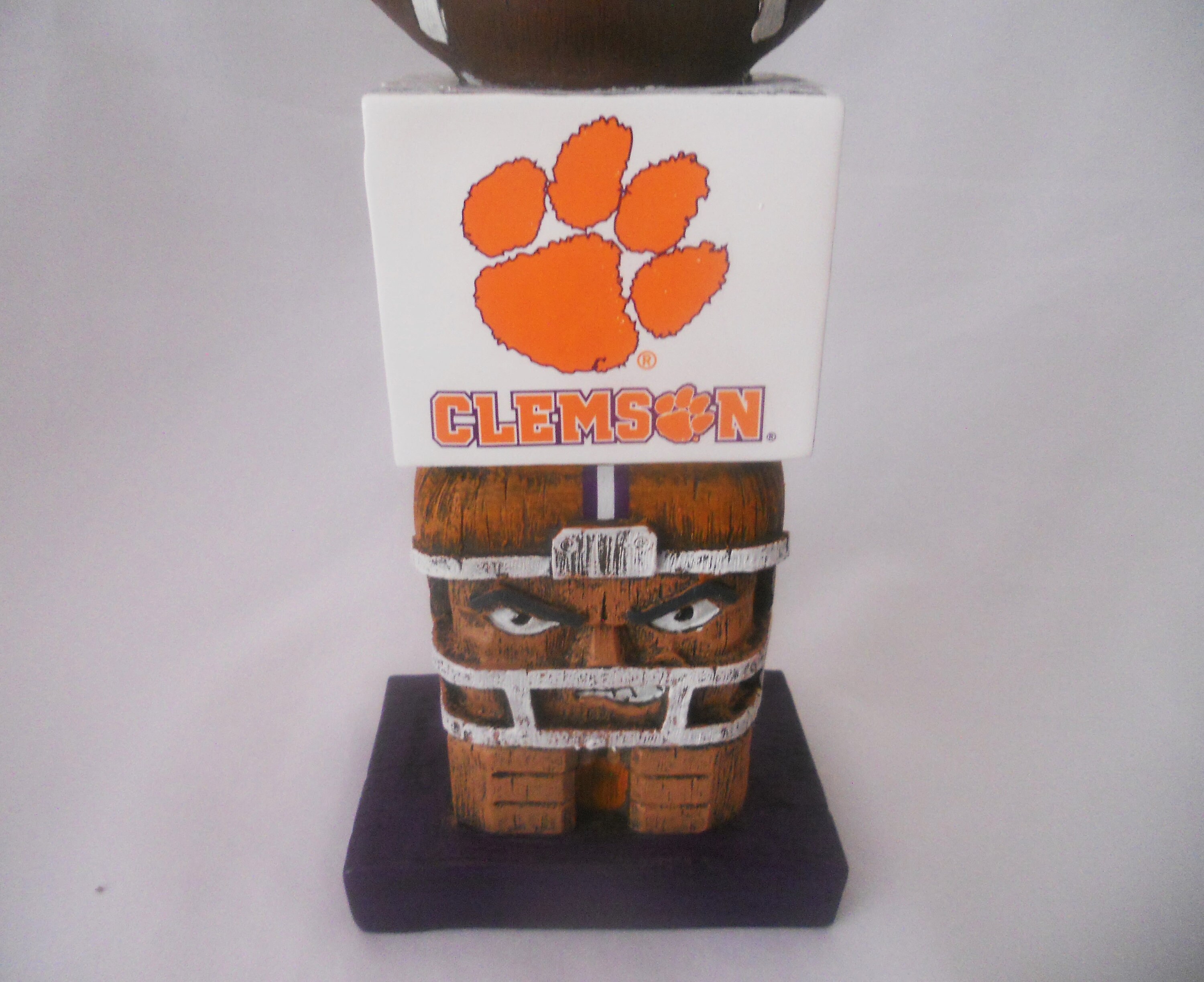 Team Garden Statue Clemson. Clemson Tigers Tiki Totem. Made in Cambodia ...