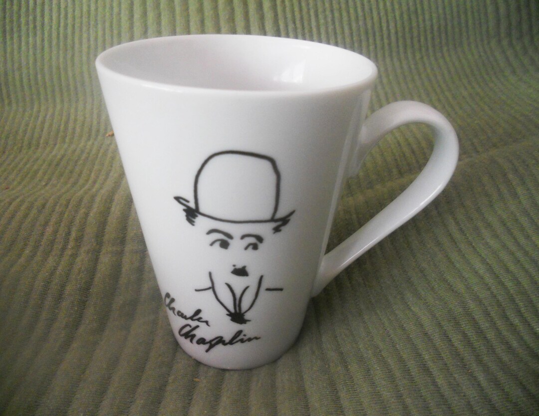 Charlie Chaplin Coffee Mug. Charles Chaplin's World by Grevin Mug. RARE ...