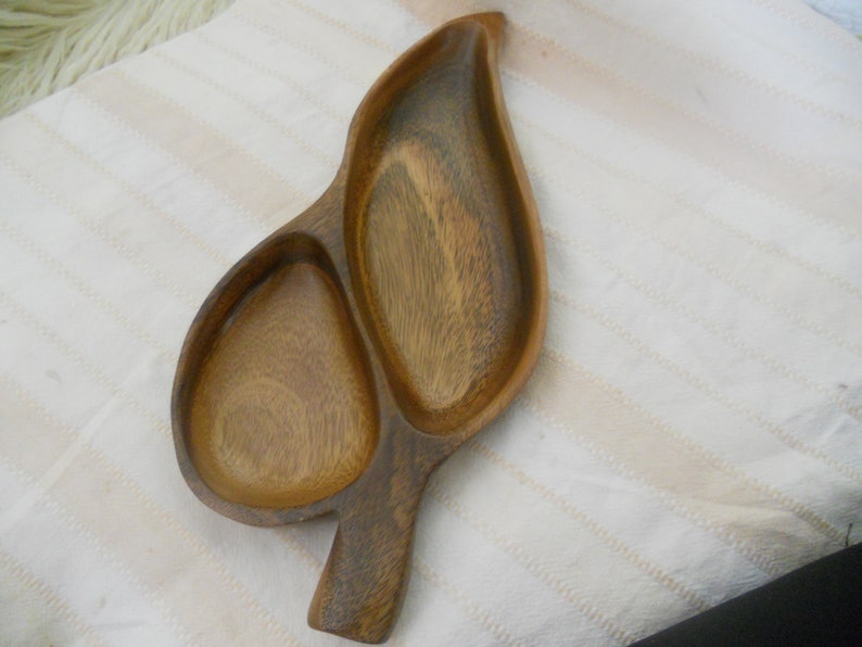 Vintage Monkey Pod.genuine Raintree Monkey Pod Tray Made in Fidji by ...