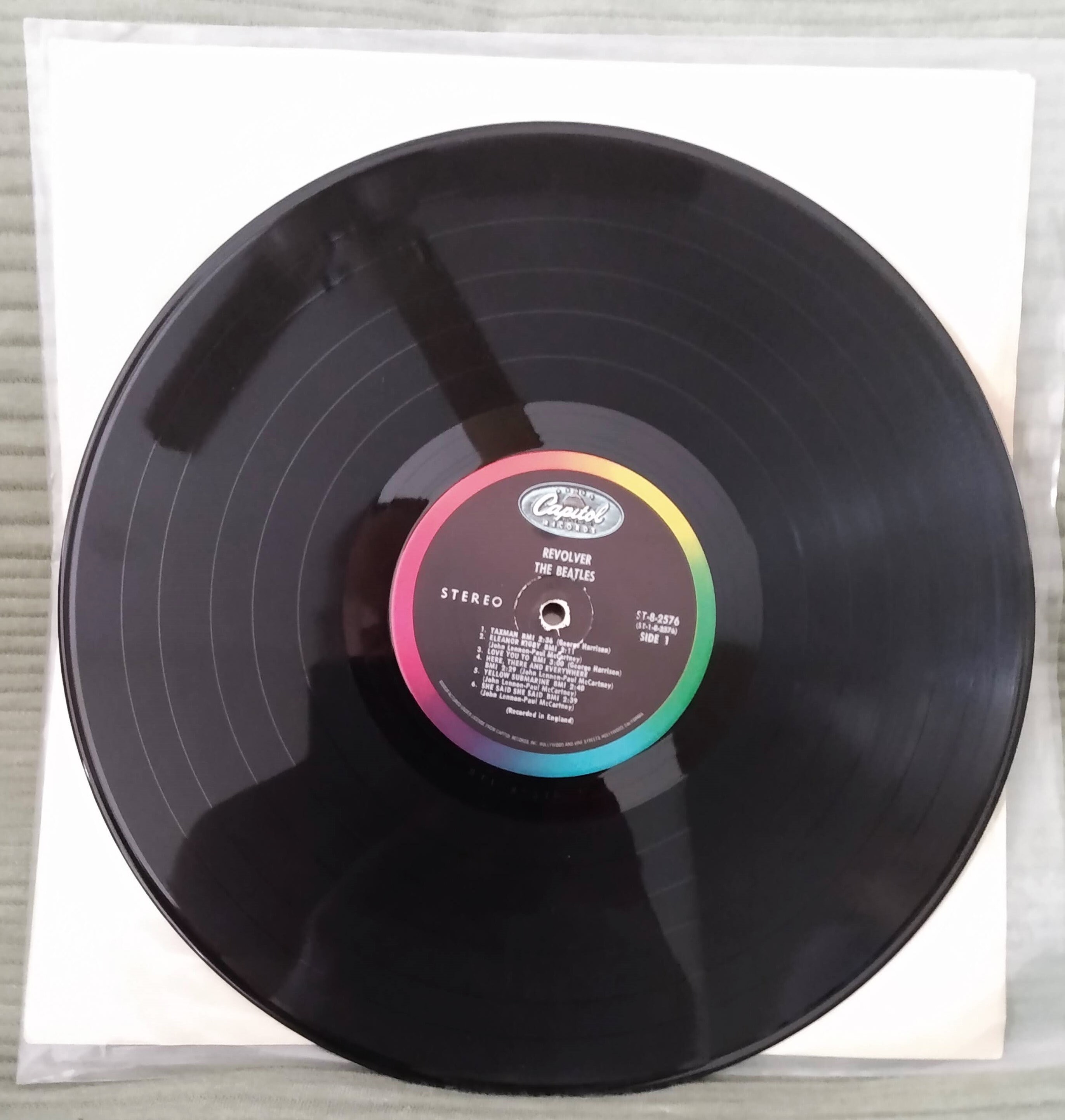 The Beatles Revolver Vinyl Record. Vintage Revolver LP Record From 1966 ...