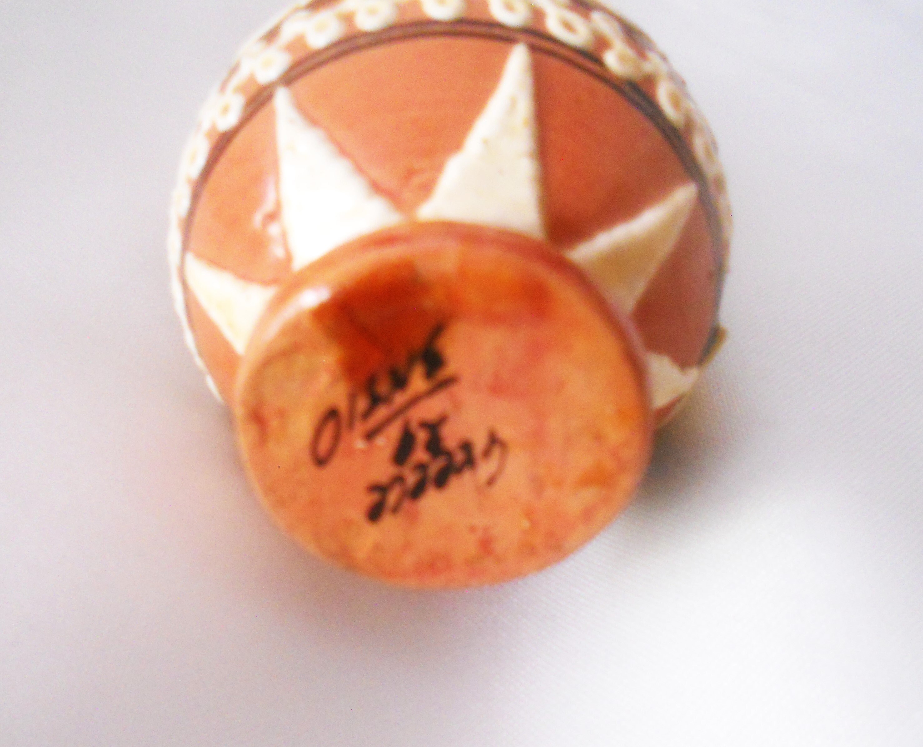 Greek Mini Amphora Souvenir. Vintage Ceramic Hand-painted 3D Amphora 4. ...